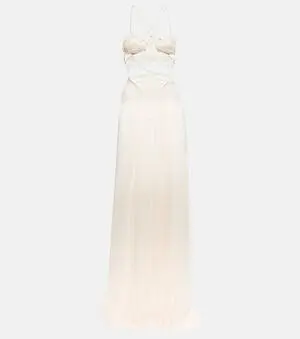 Nensi Dojaka Zip Up Evening Dresses