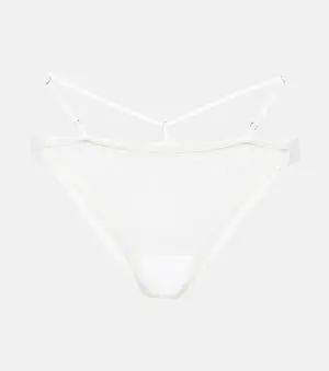 NENSI DOJAKA Bridal Tulle Briefs - White