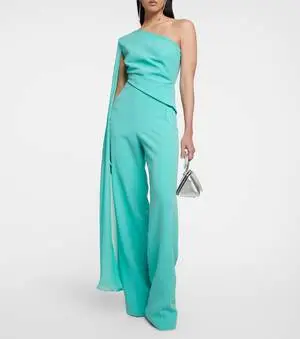 Roland Mouret Asymmetric Cady Jumpsuit