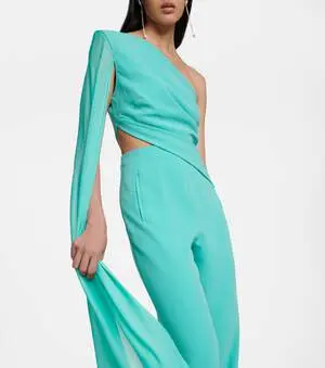 Roland Mouret Asymmetric Cady Jumpsuit
