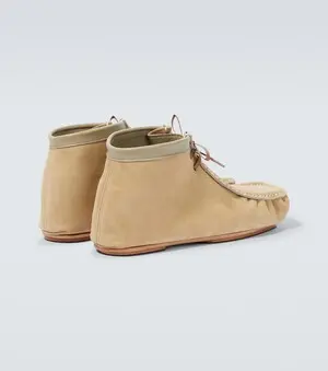 Auralee Suede Moccasins