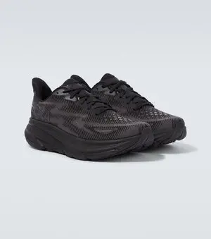 Hoka One One Clifton 9 Sneakers - Black
