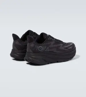 Hoka One One Clifton 9 Sneakers - Black