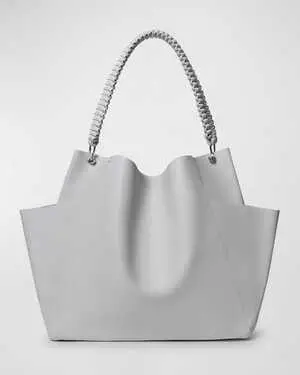 Callista Callista Grained Leather Shoulder Bag - Stone