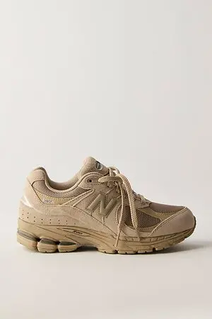 NEW BALANCE 2002r Suede And Mesh Low Top Sneakers - Brown