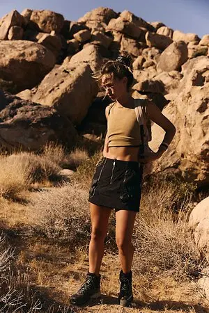 Free People FP Movement Thru Hiker Skort Black