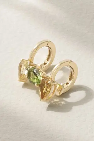 DIANE KORDAS 18-karat Multi-stone Ear Cuff - Gold