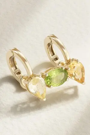 DIANE KORDAS 18-karat Multi-stone Ear Cuff