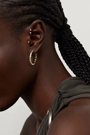 Yvonne Léon 18-karat Diamond Hoop Earrings