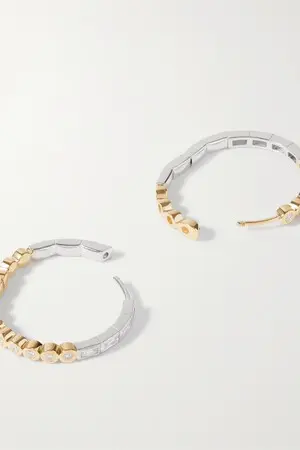 Yvonne Léon 18-karat Diamond Hoop Earrings