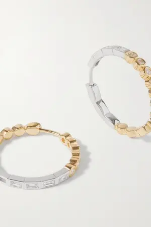 Yvonne Léon 18-karat Diamond Hoop Earrings
