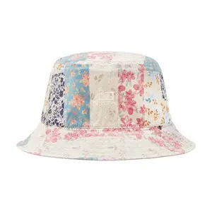 Woolrich Reversible Bucket Hat - Cream Patchwork