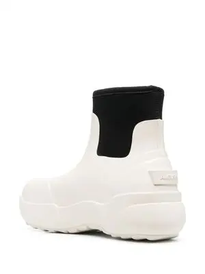 AMBUSH Logo Chunky Ankle Boots - White