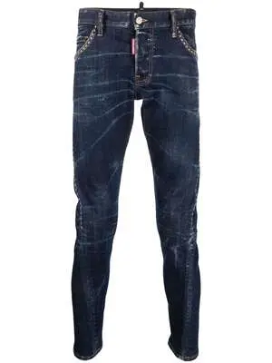 Dsquared2 Stud-embellished Skinny Jeans