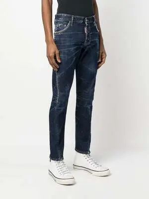 Dsquared2 Stud-embellished Skinny Jeans