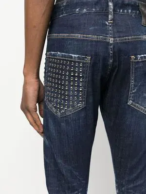 Dsquared2 Stud-embellished Skinny Jeans