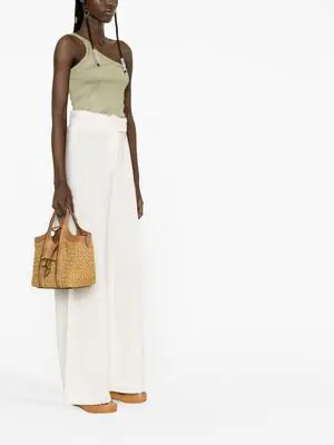 TOD'S Raffia Tote - Neutrals