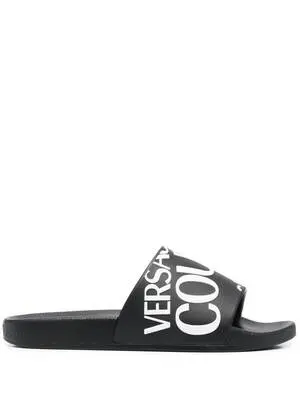 Versace Logo-print Slides