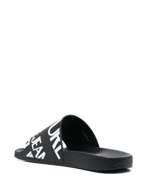 Versace Logo-print Slides