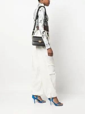 Off-White Binder Clip Leather Crossbody Bag