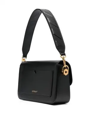 Off-White Binder Clip Leather Crossbody Bag