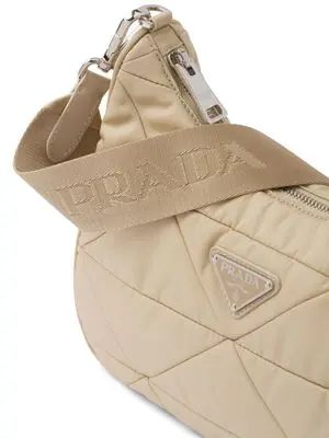 Prada Padded Re-nylon Shoulder Bag - Neutrals