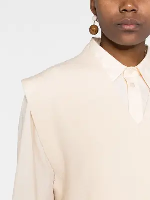 JIL SANDER Wool V-neck Vest