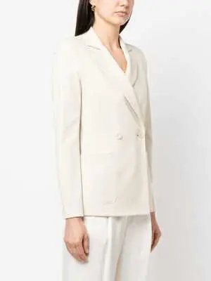 Harris Wharf London Double-breasted Blazer - Neutrals