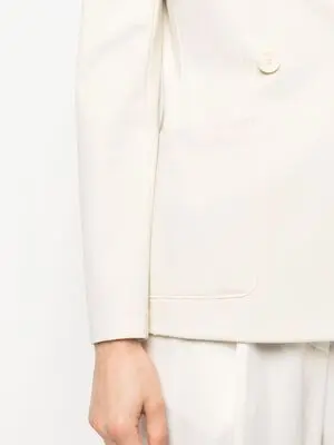 Harris Wharf London Double-breasted Blazer - Neutrals