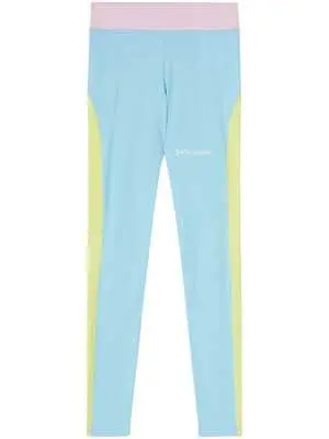 Palm Angels Miami Colour-block Leggings - Blue