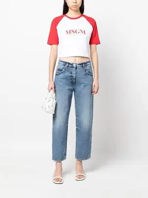 MSGM Straight-leg Denim Jeans