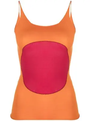 Marni Contrast-patch Cami Top