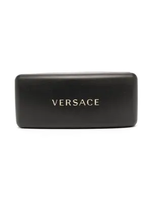 Versace Oversized Geometric Sunglasses - Black