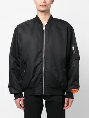 Heron Preston Padlock-patch Bomber Jacket