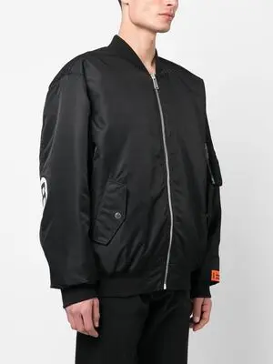 Heron Preston Padlock-patch Bomber Jacket