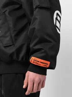 Heron Preston Padlock-patch Bomber Jacket