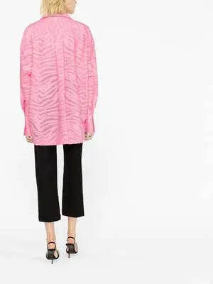 Attico Diana Long-sleeve Shirt - Pink