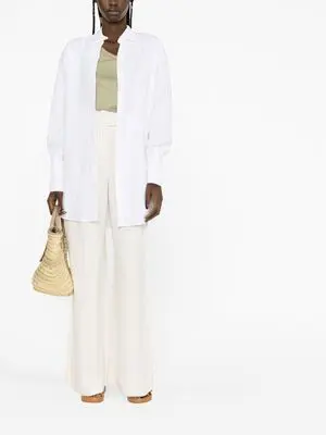 BLANCA VITA Oversized Mini Shirtdress