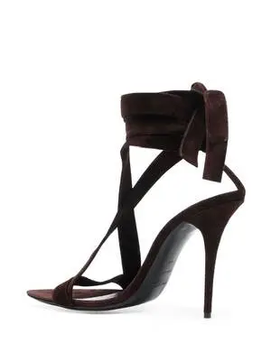 Saint Laurent Deva 105 Leather Sandals