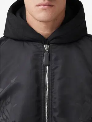Burberry Equestrian Knight-print Bomber Jacket
