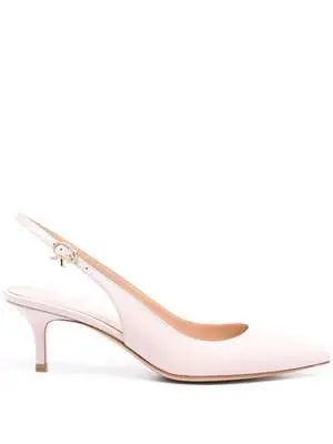 GIANVITO ROSSI Slingback Pointed-toe Pumps - Pink