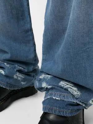 DIESEL® Distressed-effect Wide-leg Jeans