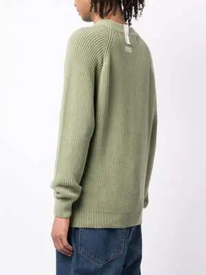 ADVISORY BOARD CRYSTALS Embroidered-logo Knit Sweater