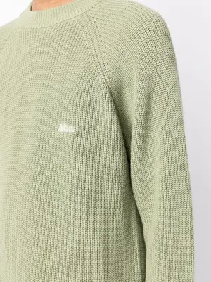 ADVISORY BOARD CRYSTALS Embroidered-logo Knit Sweater