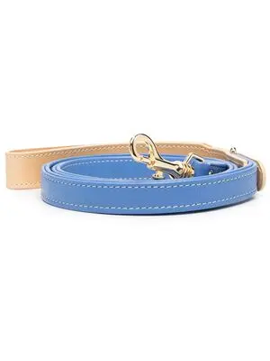 SPORTY & RICH Leather Pet Lead - Blue