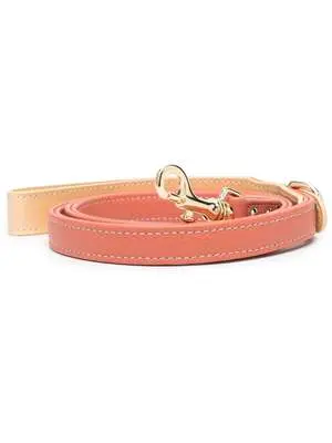 SPORTY & RICH Leather Pet Lead - Pink