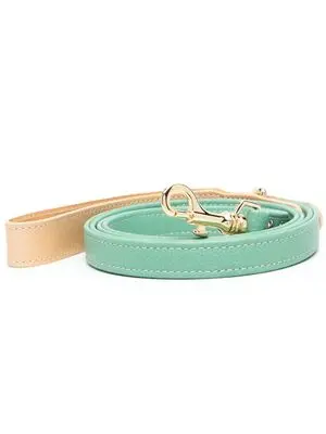 SPORTY & RICH Leather Pet Lead - Green