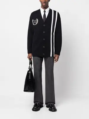 Valentino Garavani Vlogo Signature Virgin Wool Cardigan