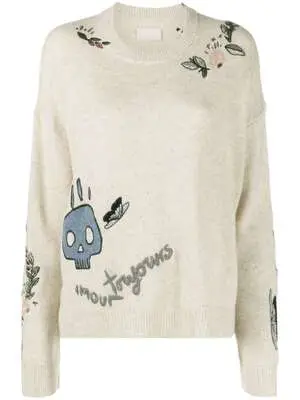 Zadig&Voltaire Embroidered Cashmere Jumper