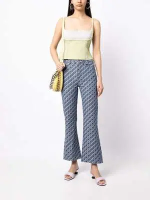Stella McCartney Patterned High-waisted Jeans